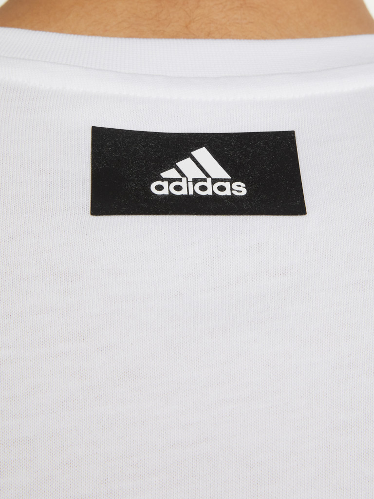 Футболка мужская adidas арт. GV5159 белый цвет — купить за 1349 руб. со ...