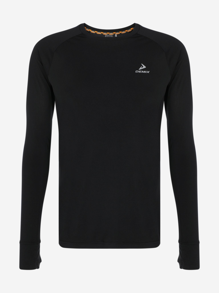 Лонгслив мужской Demix AeroMove Running GFX Mesh черный цвет — купить ...