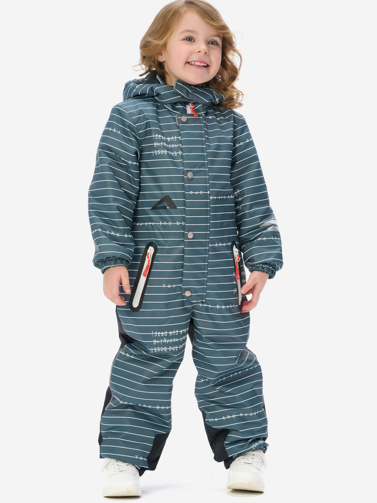 Комбинезон утепленный детский Oldos серо-зеленый цвет — купить за 8599 руб. со скидкой 16 % ...