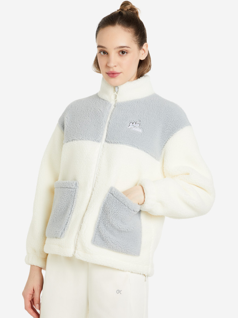 Толстовка женская Erke арт. 12222401365-002 молочный/серый цвет ...