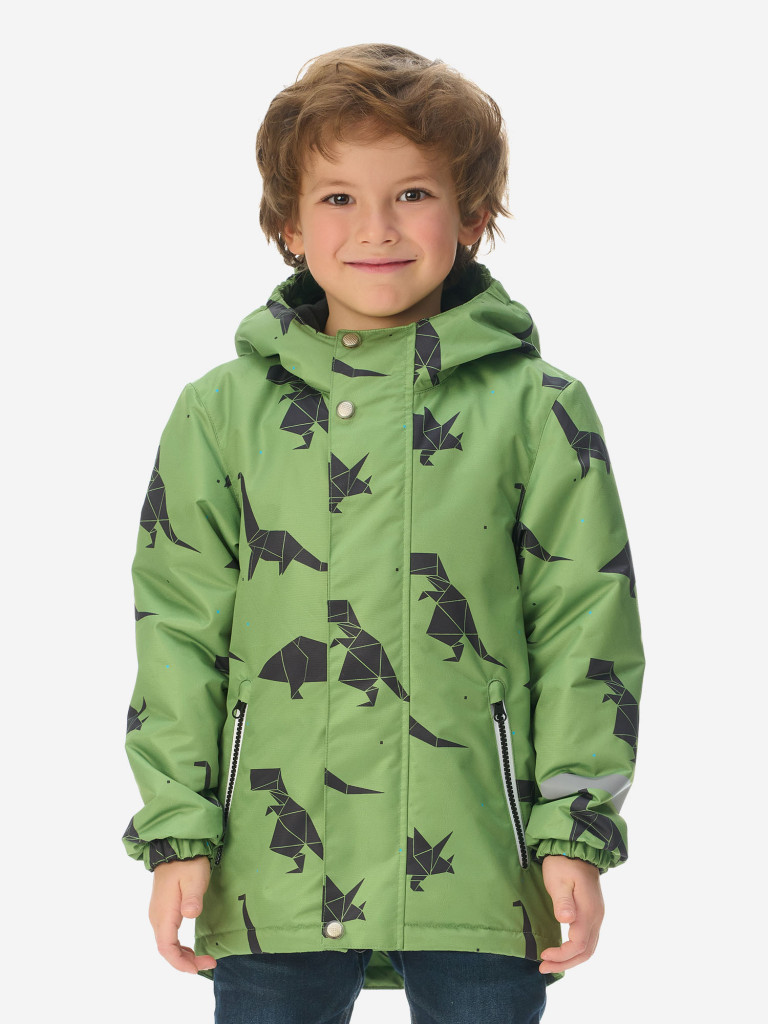 Куртка утепленная для мальчика Oldos папортниковый цвет — купить за 6499 руб. со скидкой 16 % ...