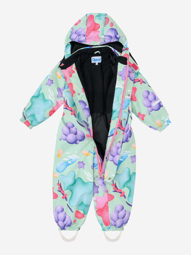 Комбинезон утепленный для девочки Oldos светло-мятный цвет — купить за 6299 руб. со скидкой 16 % ...