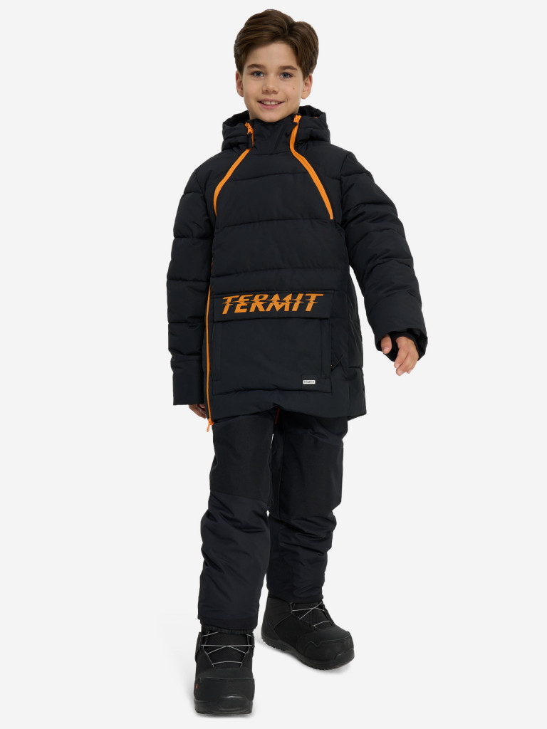 Пуховик для мальчиков Termit арт. 131192 черный цвет — купить за 4249 руб. со скидкой 50 % ...