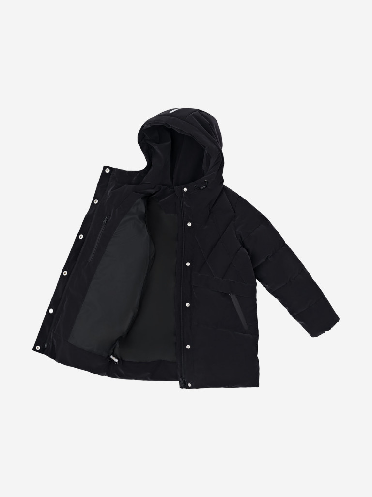 Куртка утепленная для девочки Oldos черный цвет — купить за 9599 руб. со скидкой 15 %, отзывы в ...