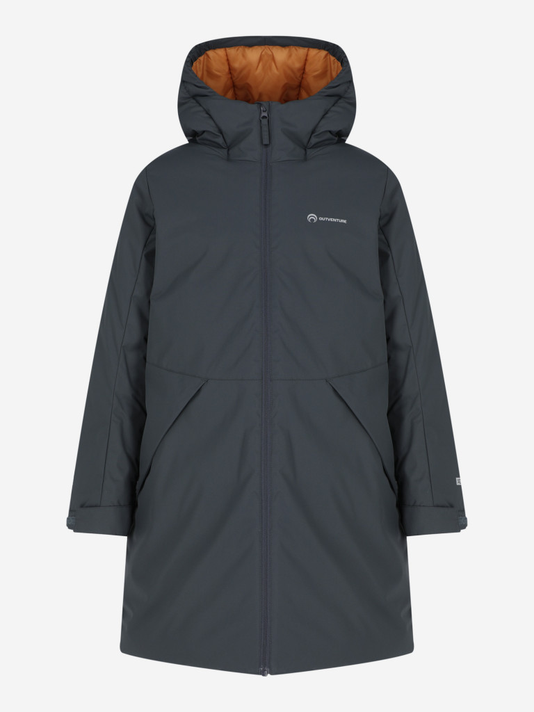 Куртка утепленная для девочек Outventure арт. 117517 графитовый цвет ...