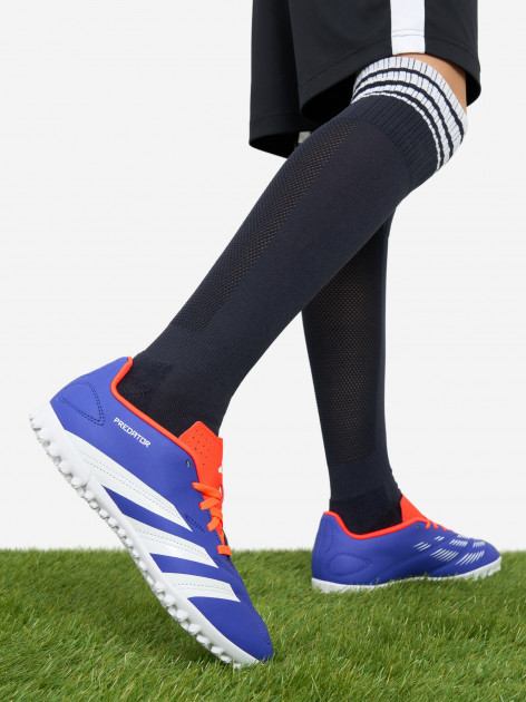 Бутсы для мальчиков adidas Predator Club TF J арт. ID3428 синий цвет ...