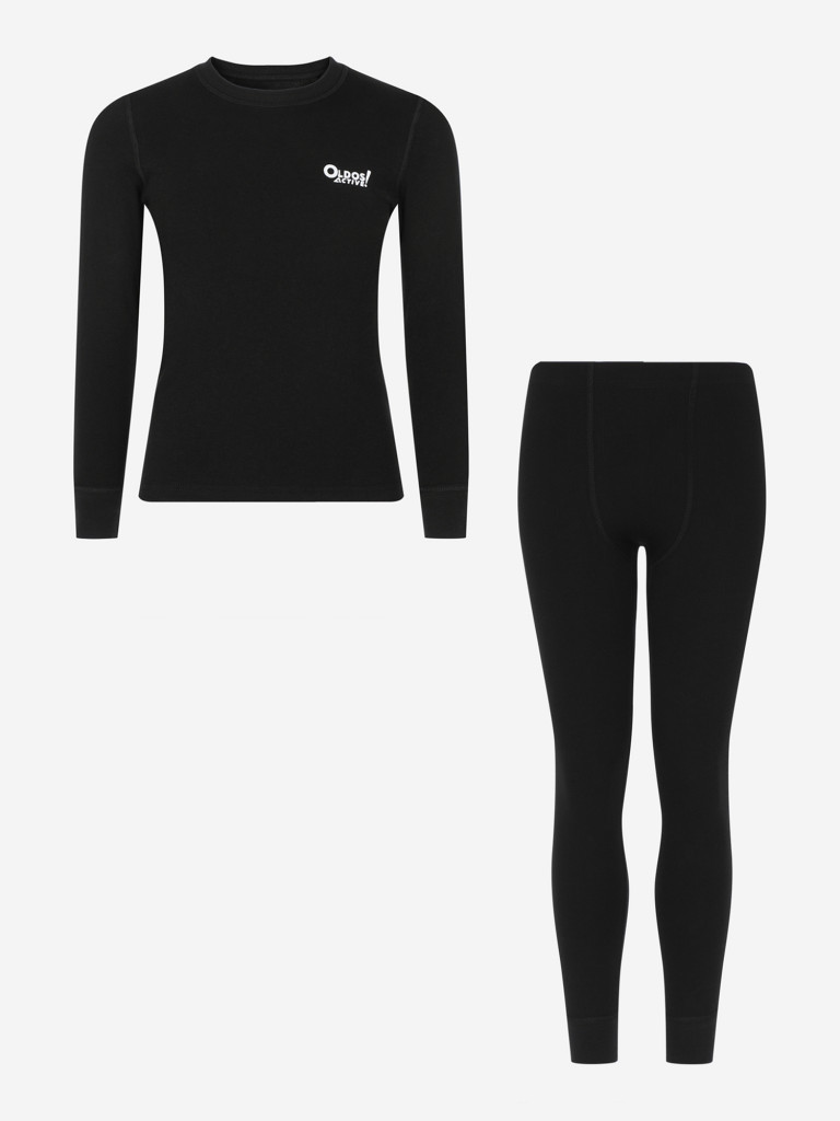 Комплект термобелья для мальчиков Oldos! арт. AOAW24SU1KC07 черный цвет — купить за 2399 руб. со ...