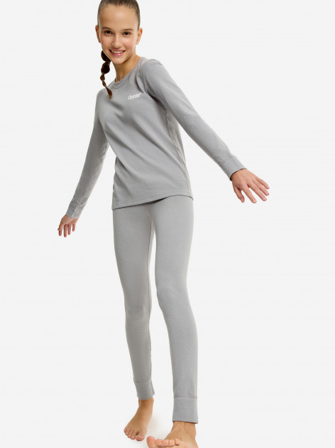 Комплект термобелья для девочек Oldos! арт. AOAW24SU2KC08 светло-серый/серый цвет — купить за ...