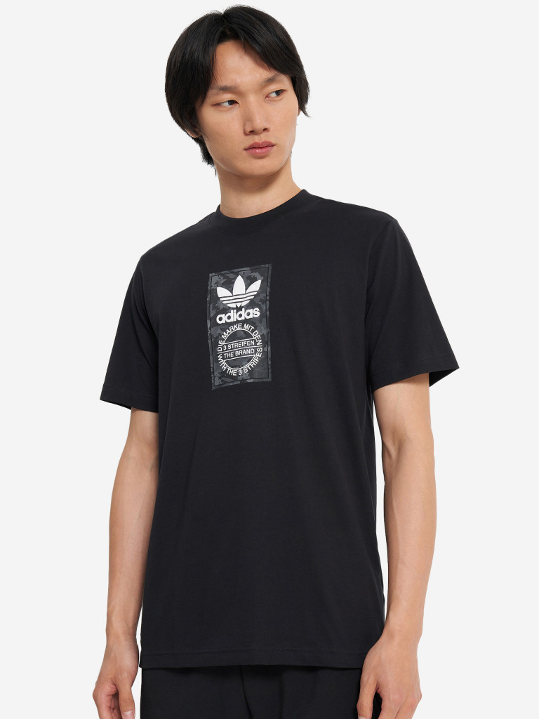Футболка мужская adidas Camo арт. IZ2516 черный цвет — купить за 2349 ...