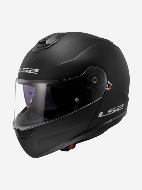 Мотошлем LS2 FF908 STROBE II Solid (черный матовый, Matt Black) черный ...