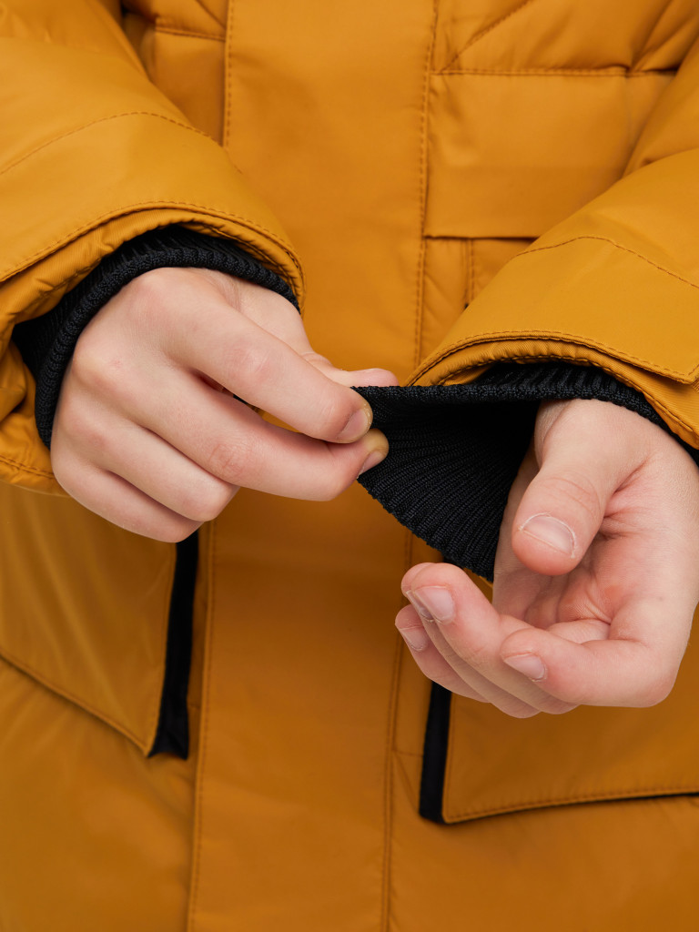 Пуховик для мальчиков Oldos! арт. OCAW23JK1T109 охра цвет — купить за 7199 руб. со скидкой 40 % ...