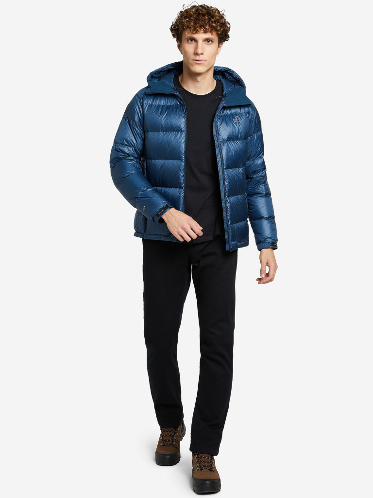 Пуховик мужской Pelliot арт. 11240823 синий цвет — купить за 10199 руб. со скидкой 70 %, отзывы ...