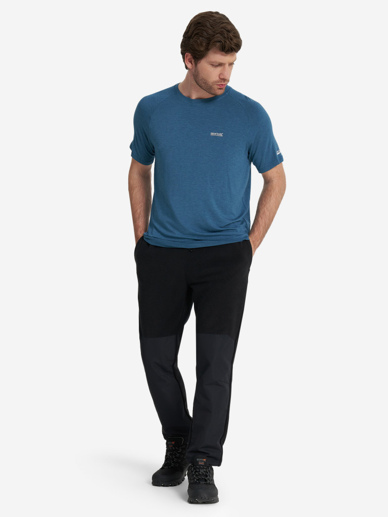 Футболка мужская Regatta Ambulo арт. RMT293 сине-зеленый цвет — купить за 1499 руб. со скидкой ...