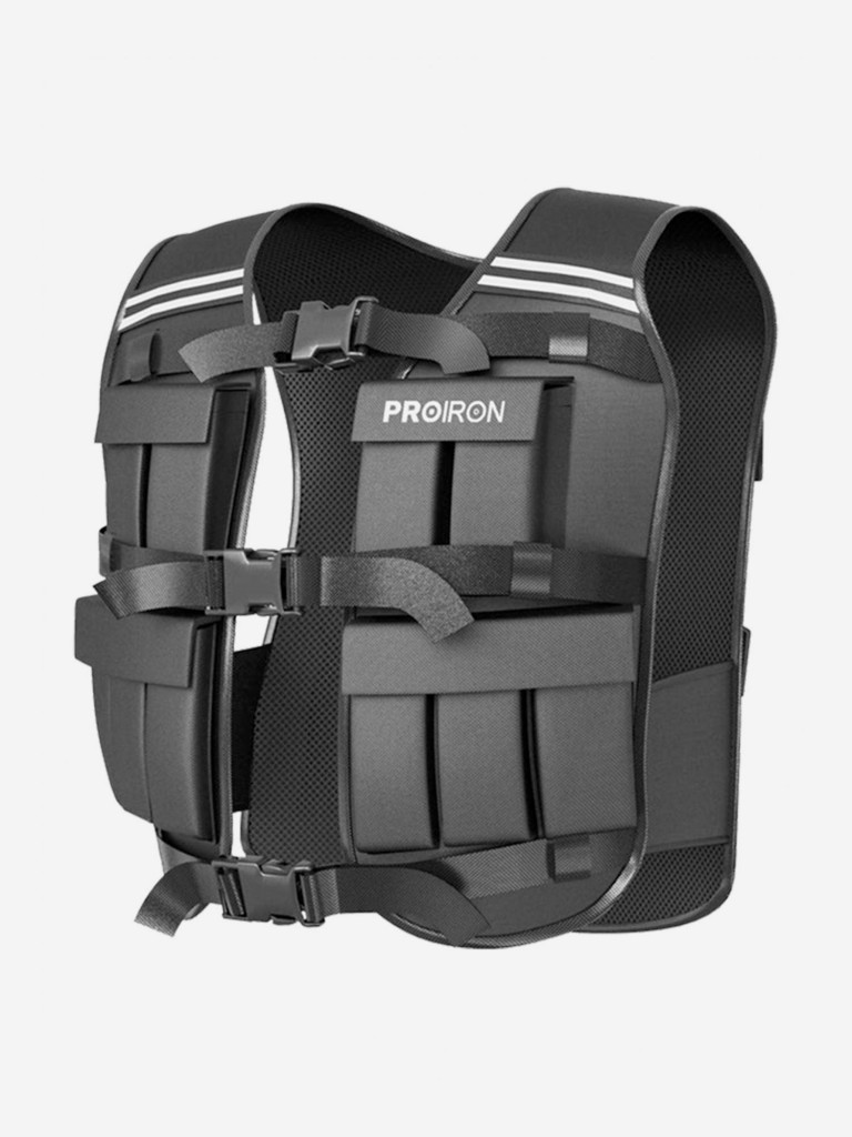 Жилет утяжелитель PROIRON 10 кг Черный цвет — купить за 6615 руб. со скидкой 10 %, отзывы в ...