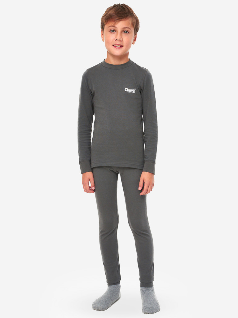 Комплект термобелья для мальчика Oldos Т.СЕРЫЙ_Т.СЕРЫЙ_СЕРЫЙ цвет — купить за 3999 руб. со ...