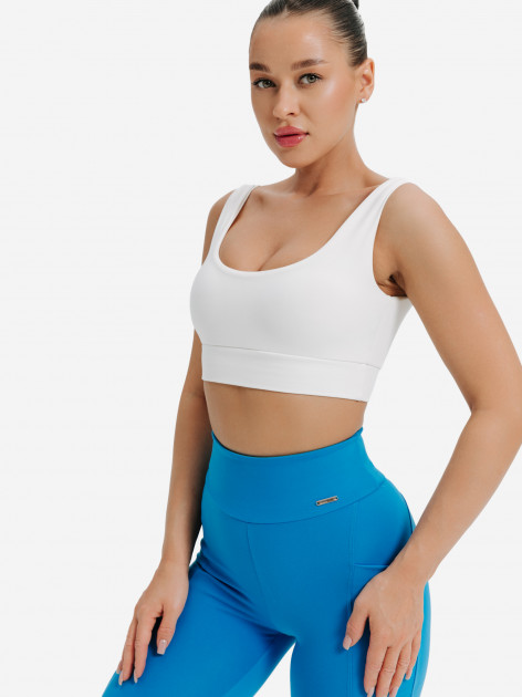Топ спортивный женский Forstrong Foxy soft Белый цвет — купить за 1990 руб. со скидкой 20 % ...