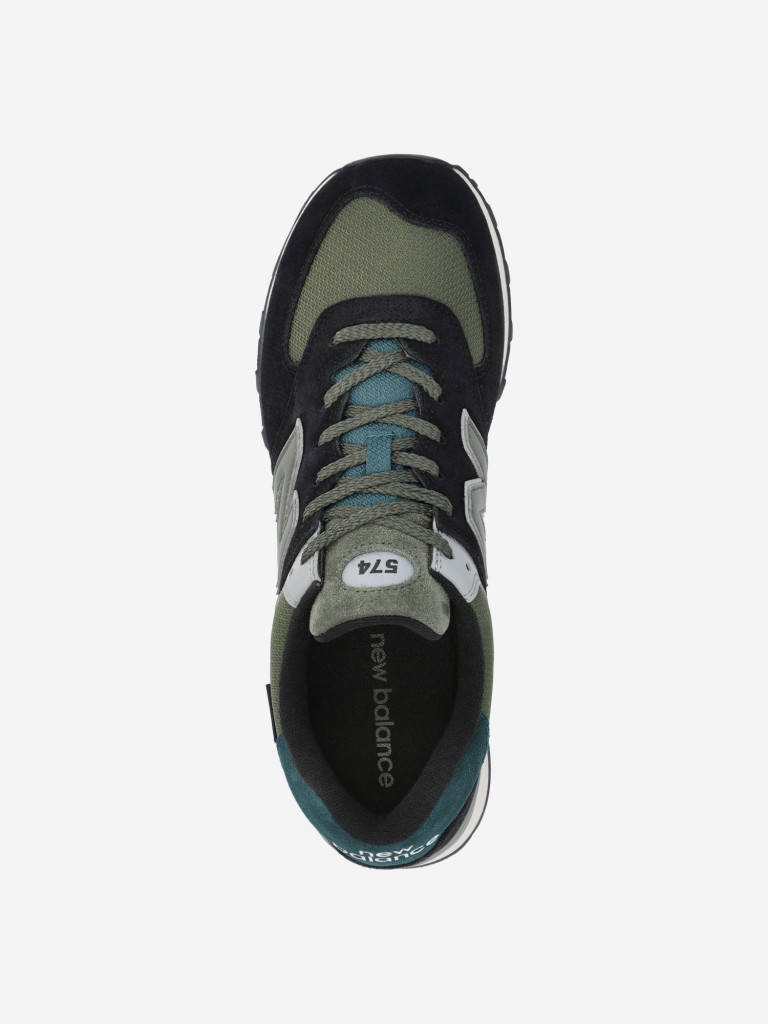 Кроссовки мужские New Balance 574 арт. U574KBG черный/хаки/серый цвет ...