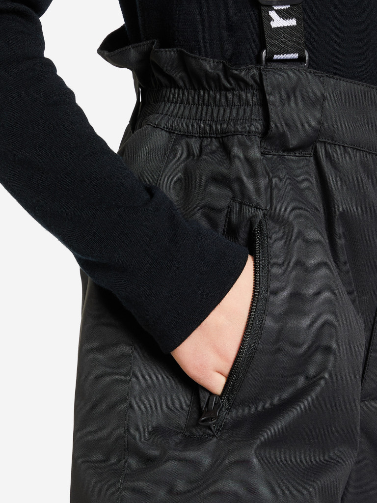 Брюки утепленные для девочек Reima Tuokio арт. 5100156A черный цвет ...