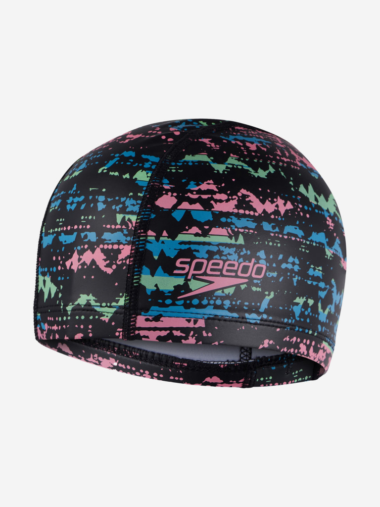 Шапочка для плавания Speedo арт 8 13526g766 черный мультицвет цвет
