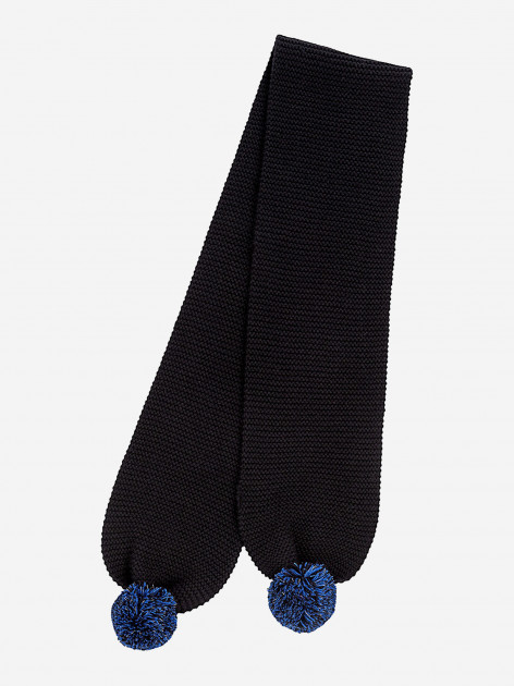 Шарф зимний для мальчика NIKASTYLE черный цвет — купить за 840 руб. со скидкой 47 %, отзывы в ...