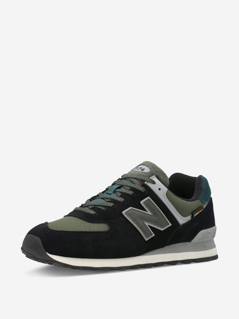 Кроссовки мужские New Balance 574 арт. U574KBG черный/хаки/серый цвет ...