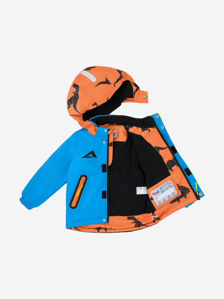 Куртка утепленная для мальчика Oldos голубой цвет — купить за 7599 руб. со скидкой 16 %, отзывы ...