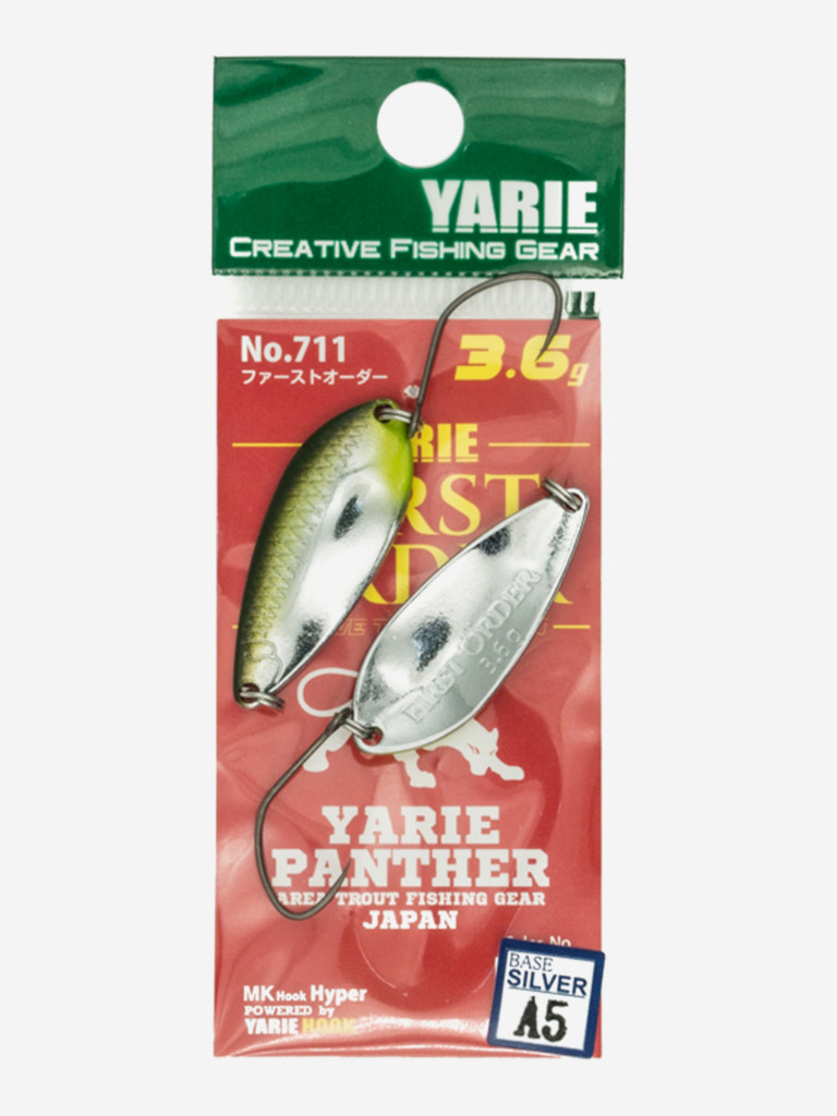 Блесна YARIE №711 FIRST ORDER 3.6гр цвет A5 A5 цвет — купить за 699 руб. со скидкой 18 %, отзывы ...
