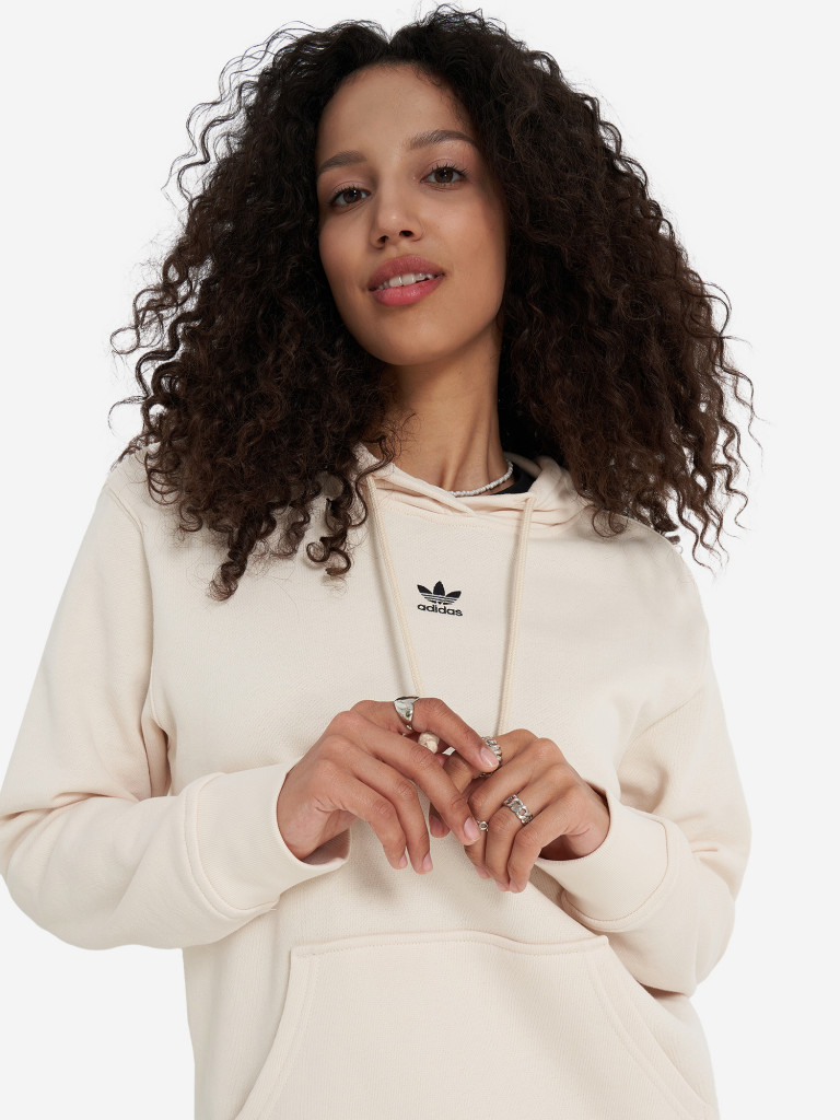 Худи женское оверсайз adidas арт. IA6426 белый цвет — купить за 4349 ...
