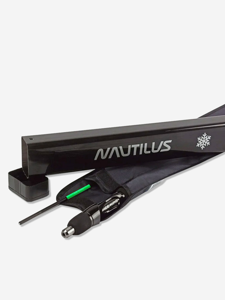 Удилище зимнее Nautilus Ice King Rods 1+1SEC MH черный цвет — купить за ...