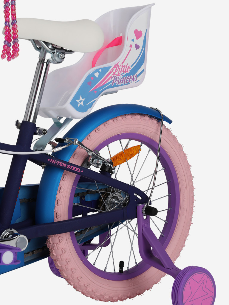 Велосипед для девочек Stern Vicky 16" арт. 132311 фиолетовый/розовый ...