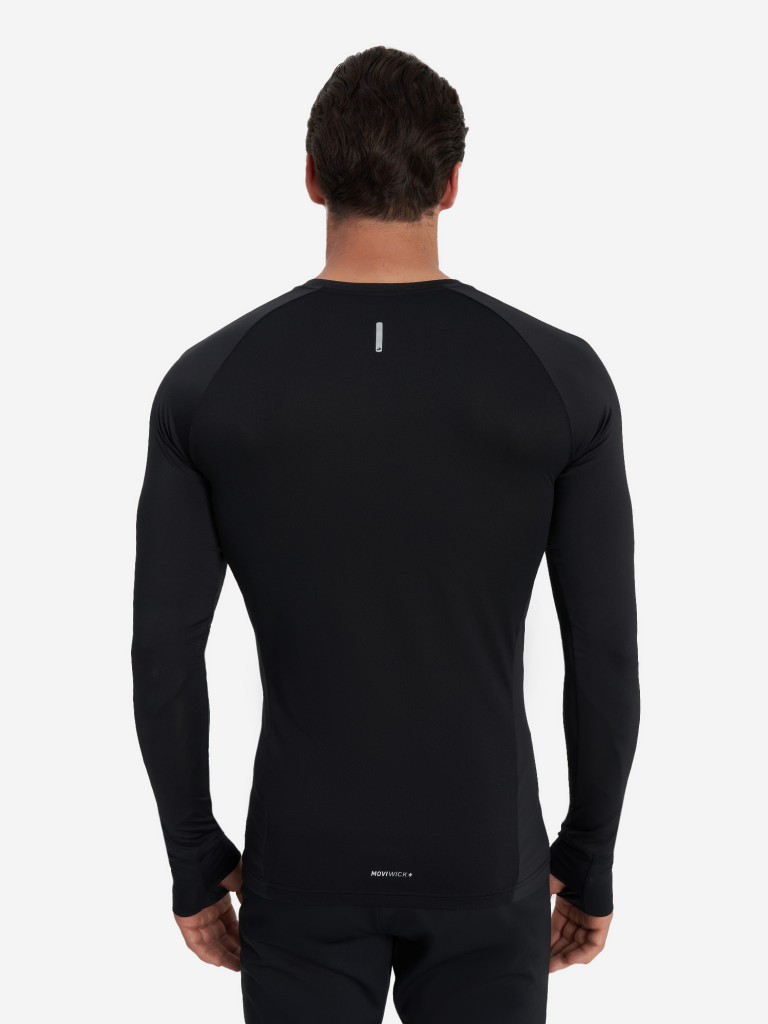 Лонгслив мужской Demix AeroMove Running арт. 129841 черный цвет ...