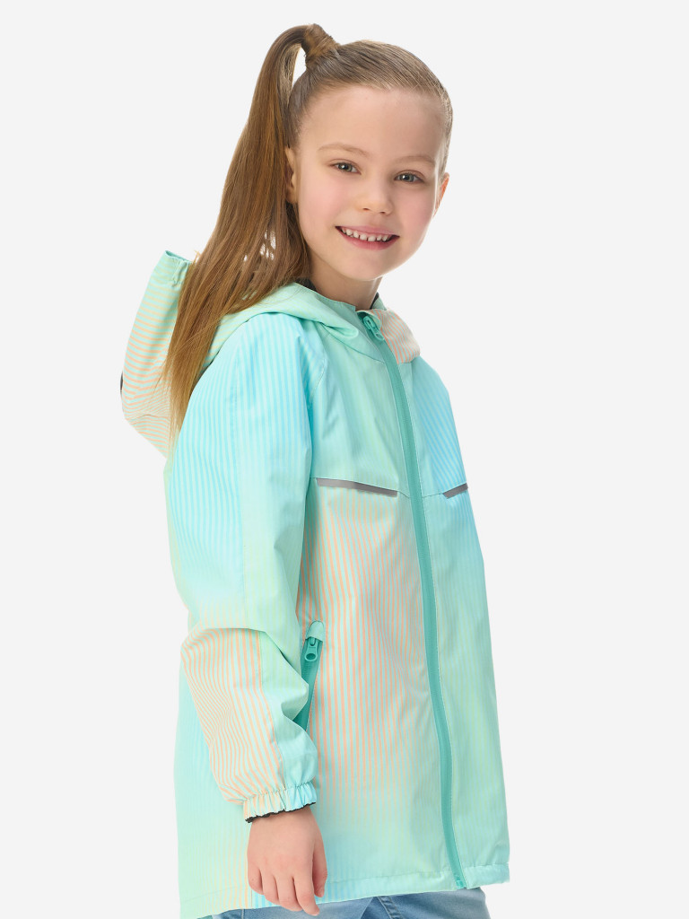 Ветровка для девочки Oldos мятный/желтый цвет — купить за 5999 руб. со скидкой 15 %, отзывы в ...