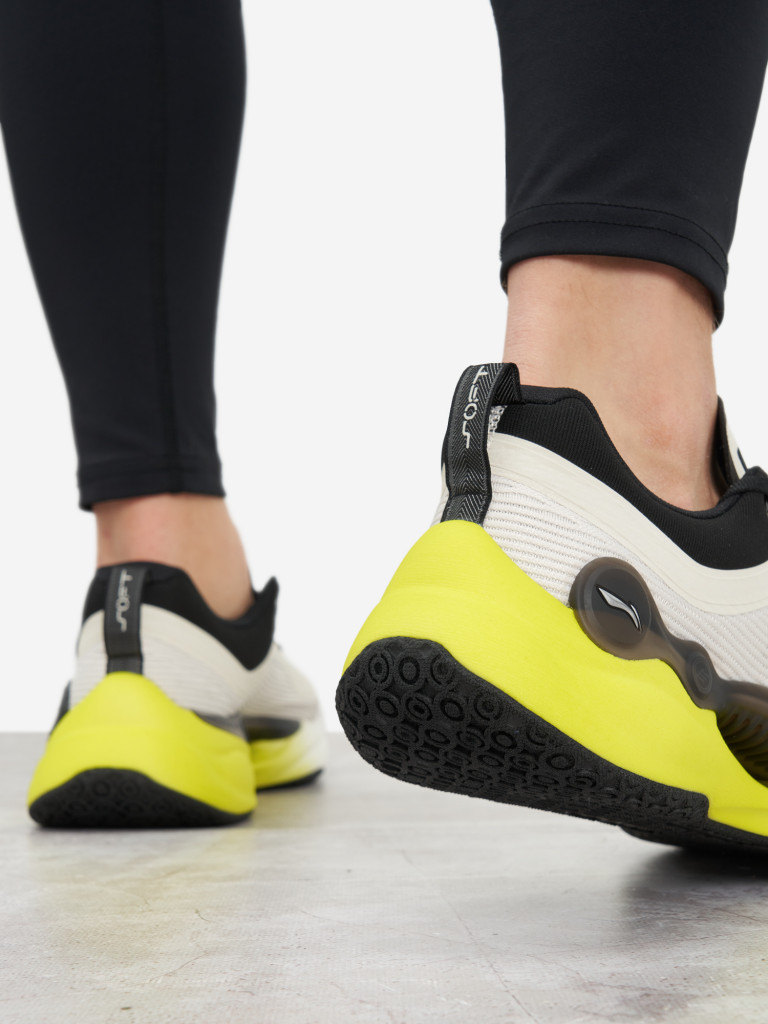 Кроссовки мужские Li-Ning Soft Cool арт. AGLU025-4F серый/черный/желтый ...