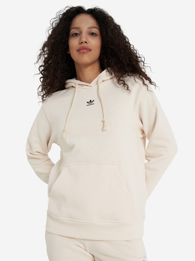 Худи женское оверсайз adidas арт. IA6426 белый цвет — купить за 4349 ...