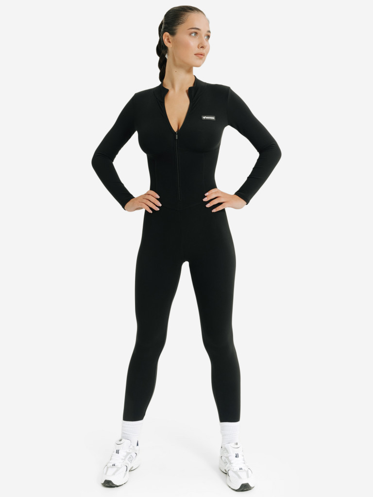 Комбинезон спортивный женский Forstrong SOFTNESS Черный цвет — купить за 4800 руб. со скидкой 24 ...