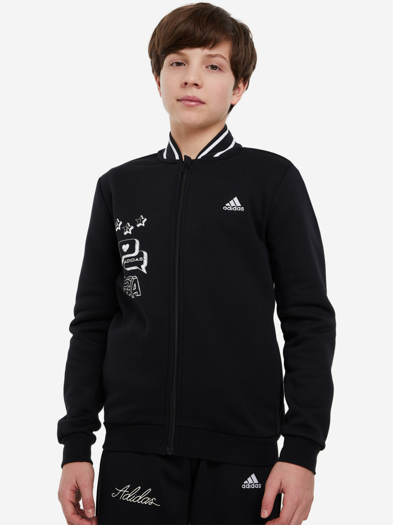 Костюм для мальчиков adidas арт. IA1584 черный цвет — купить за 6899 ...
