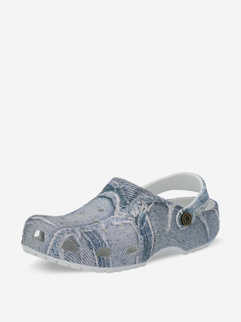 Сабо Crocs Classic Denim Clog арт. 210402 голубой цвет — купить за 3989 ...