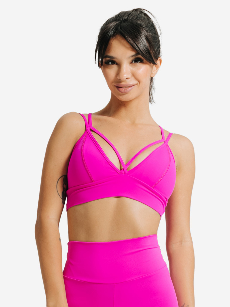 Топ спортивный женский Forstrong Light bra Розовый цвет — купить за 2500 руб. со скидкой 24 % ...