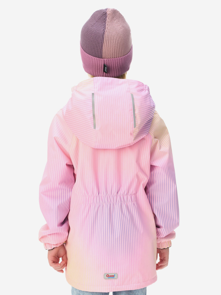 Ветровка для девочки Oldos розовый/желтый цвет — купить за 5999 руб. со скидкой 15 %, отзывы в ...