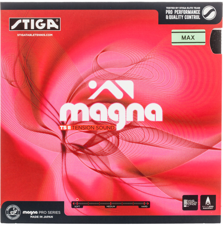 Накладка для ракетки Stiga Magna TS II арт. 9824-22 черный цвет ...