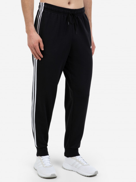 Брюки мужские adidas Essentials 3 Stripes арт. DU0468 черный цвет ...