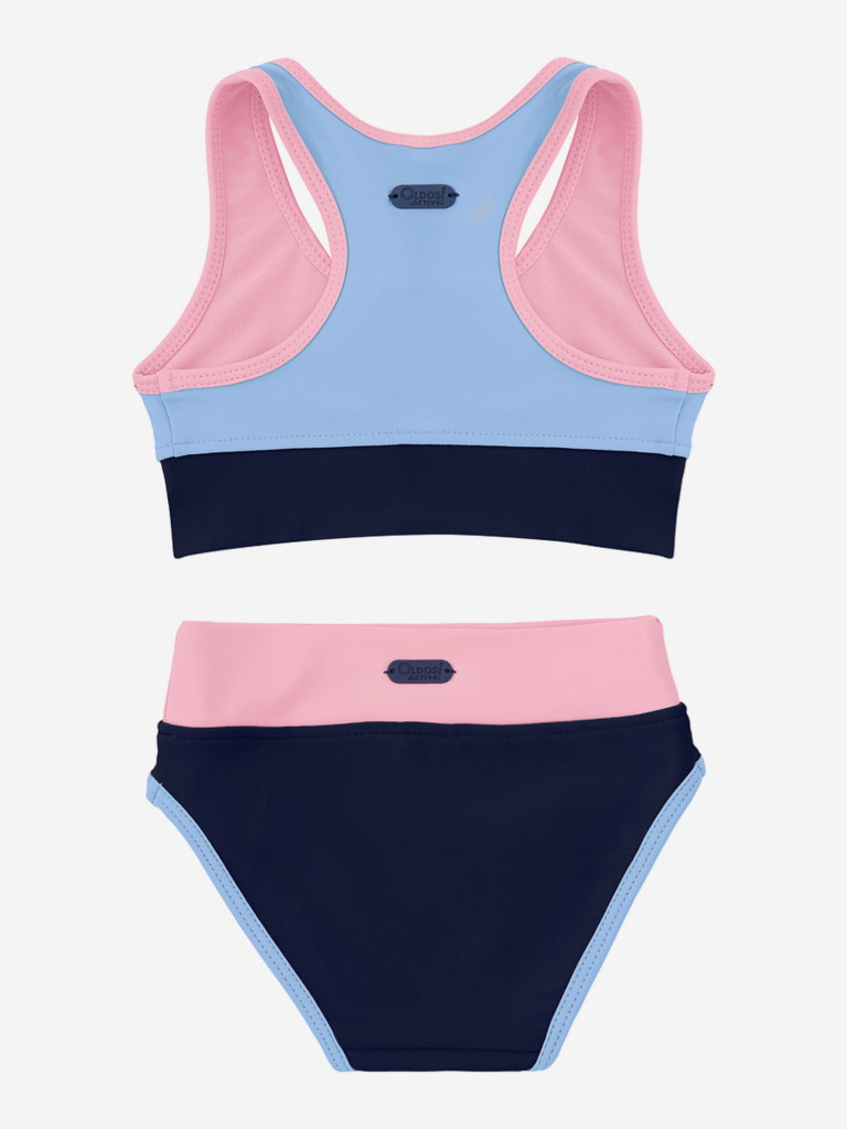 Костюм купальный детский Oldos темно-синий цвет — купить за 1999 руб. со скидкой 33 %, отзывы в ...