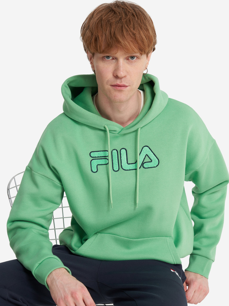 Худи мужская FILA Heritage зеленый цвет — купить за 5499 руб., отзывы в интернет-магазине ...