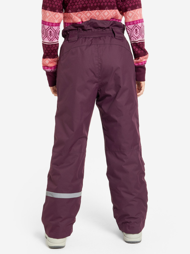 Брюки утепленные для девочек Reima Tuokio арт. 5100156A бордовый цвет ...