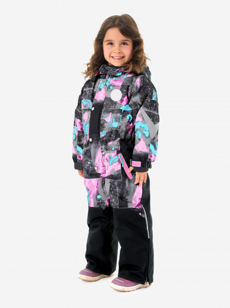 Комбинезон утепленный для девочек Oldos! арт. AOAW23OV2T105 угольный цвет — купить за 2879 руб ...