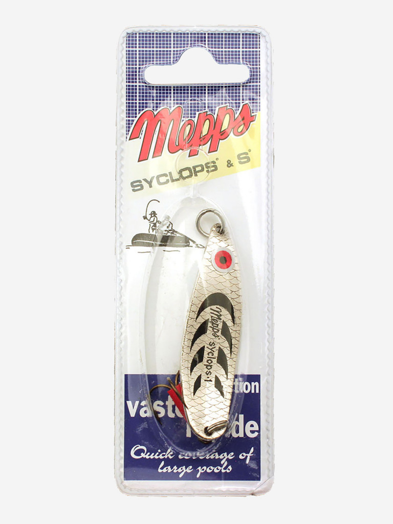 Блесна колеблющаяся MEPPS "Syclops AG/NOIR" №1 (12 г) блистер арт ...