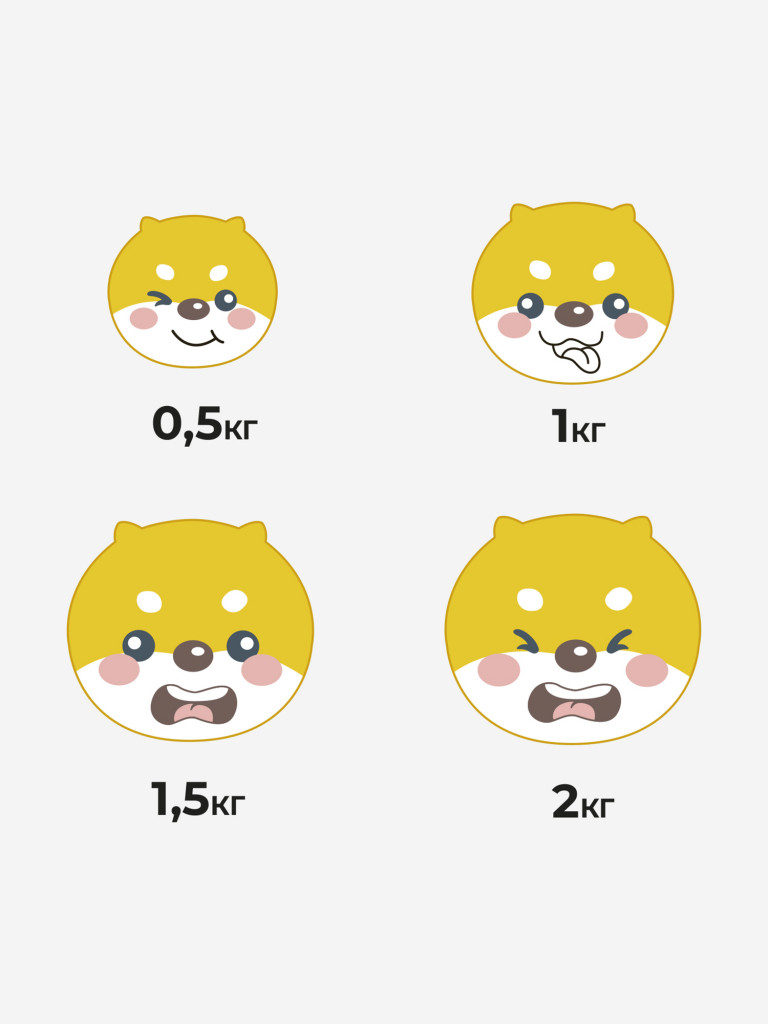 Гантели PROIRON силиконовые набор 2 шт, 0,5+0,5 кг Желтый цвет — купить за 1469 руб. со скидкой ...