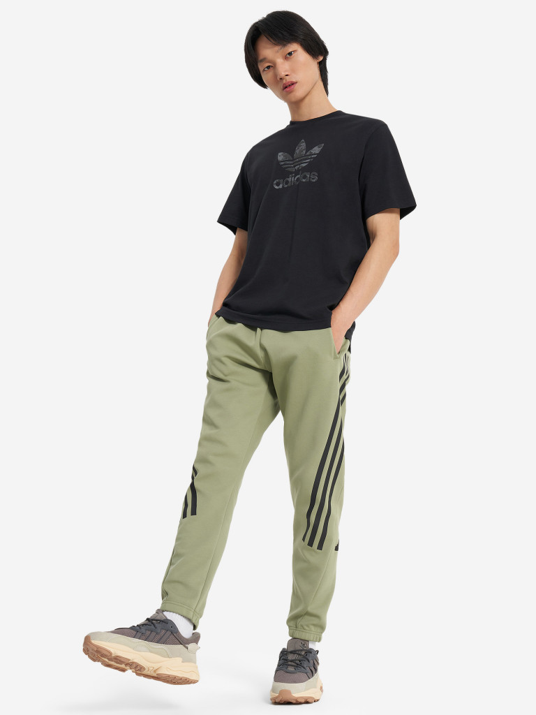 Брюки мужские adidas арт. IW8534 оливковый цвет — купить за 5599 руб ...