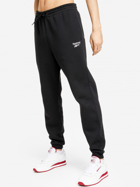 Брюки флисовые мужские Reebok арт. HG4456 черный цвет — купить за 3199 ...