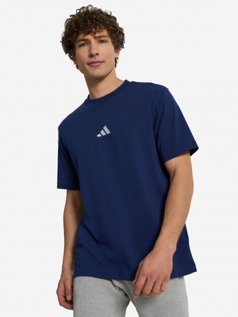 Футболка мужская adidas арт. JF1093 синий цвет — купить за 2699 руб ...